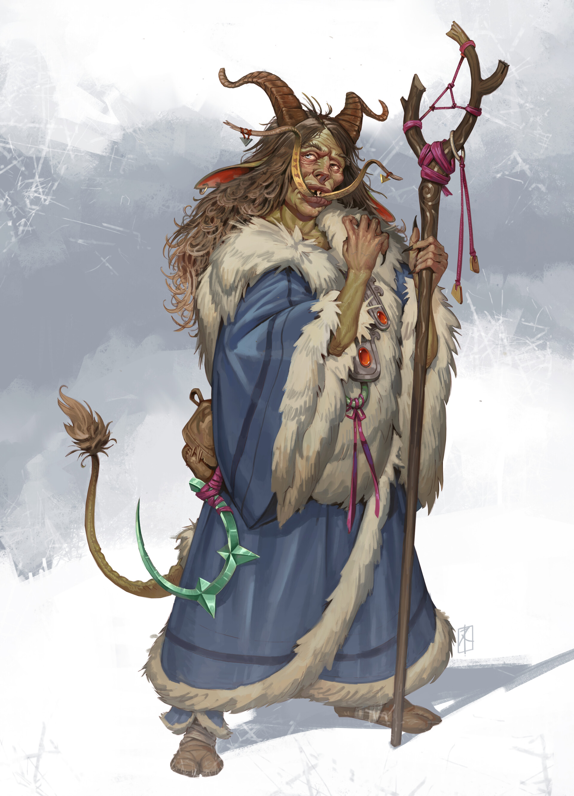 ArtStation - MERRY CHRISTMAS - Shaman Ork