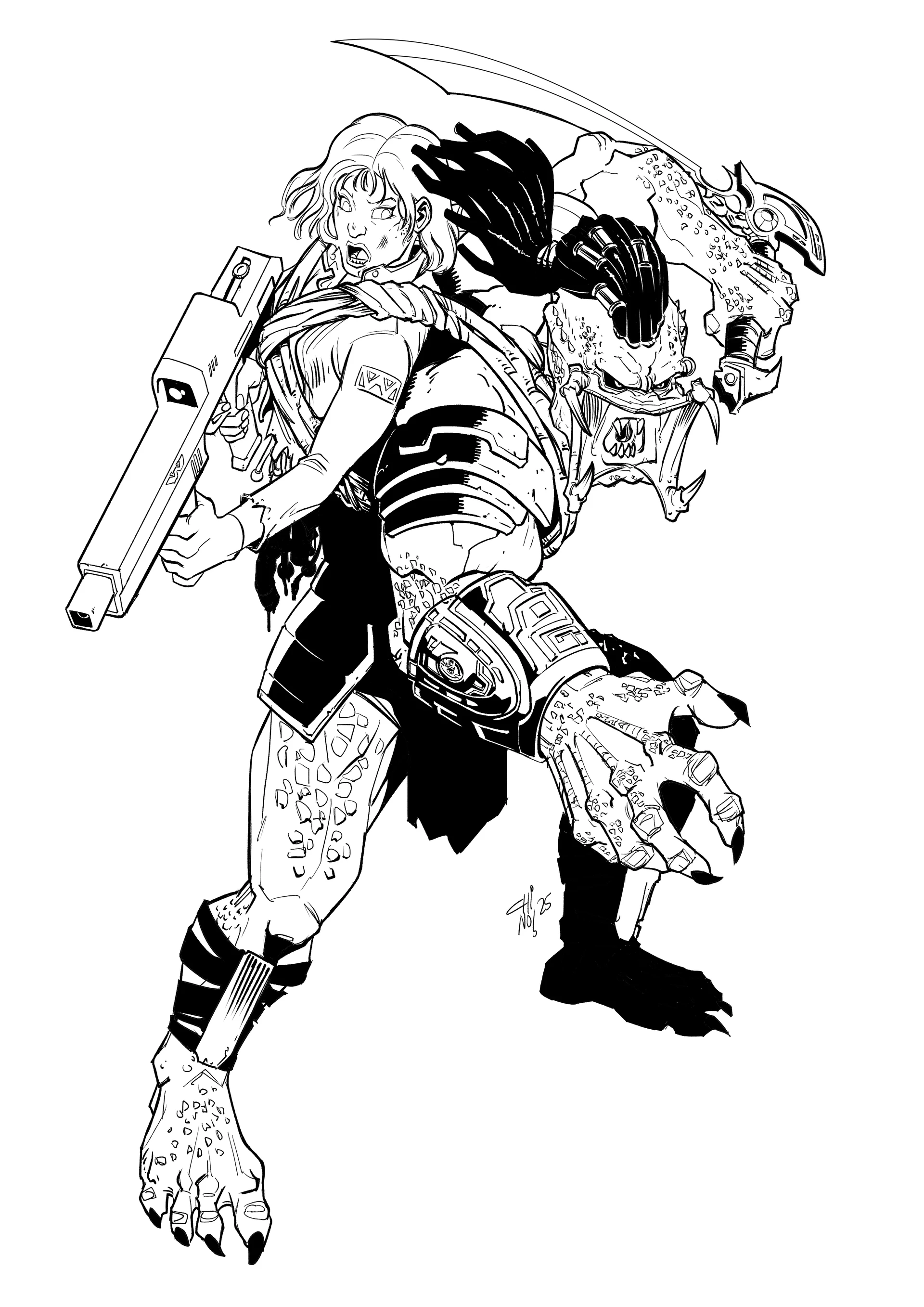 ArtStation - Predator: Badlands, Fan Art.