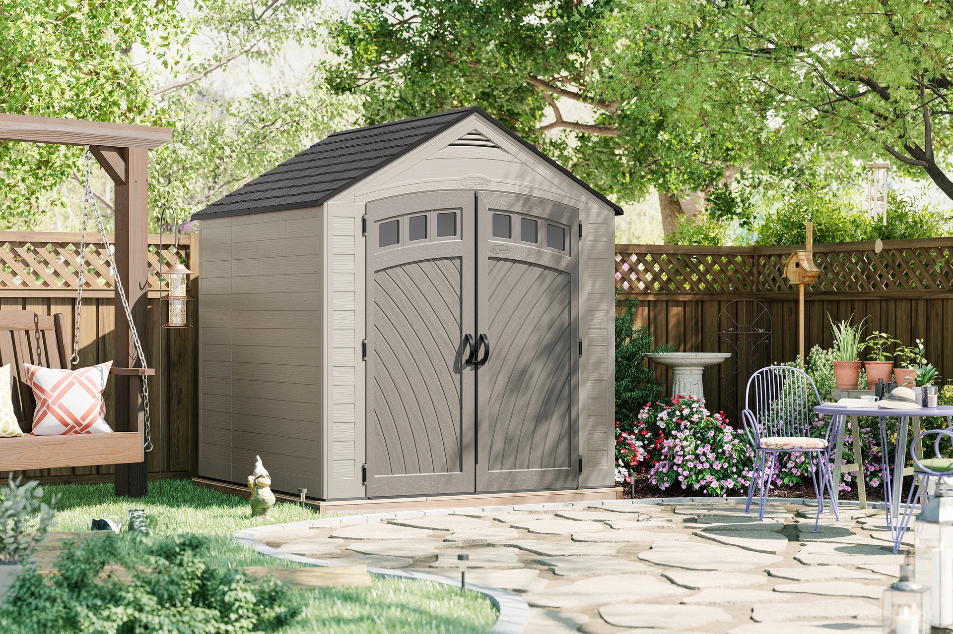 ArtStation - Suncast Vista® 7 ft. x 7 ft. Storage Shed