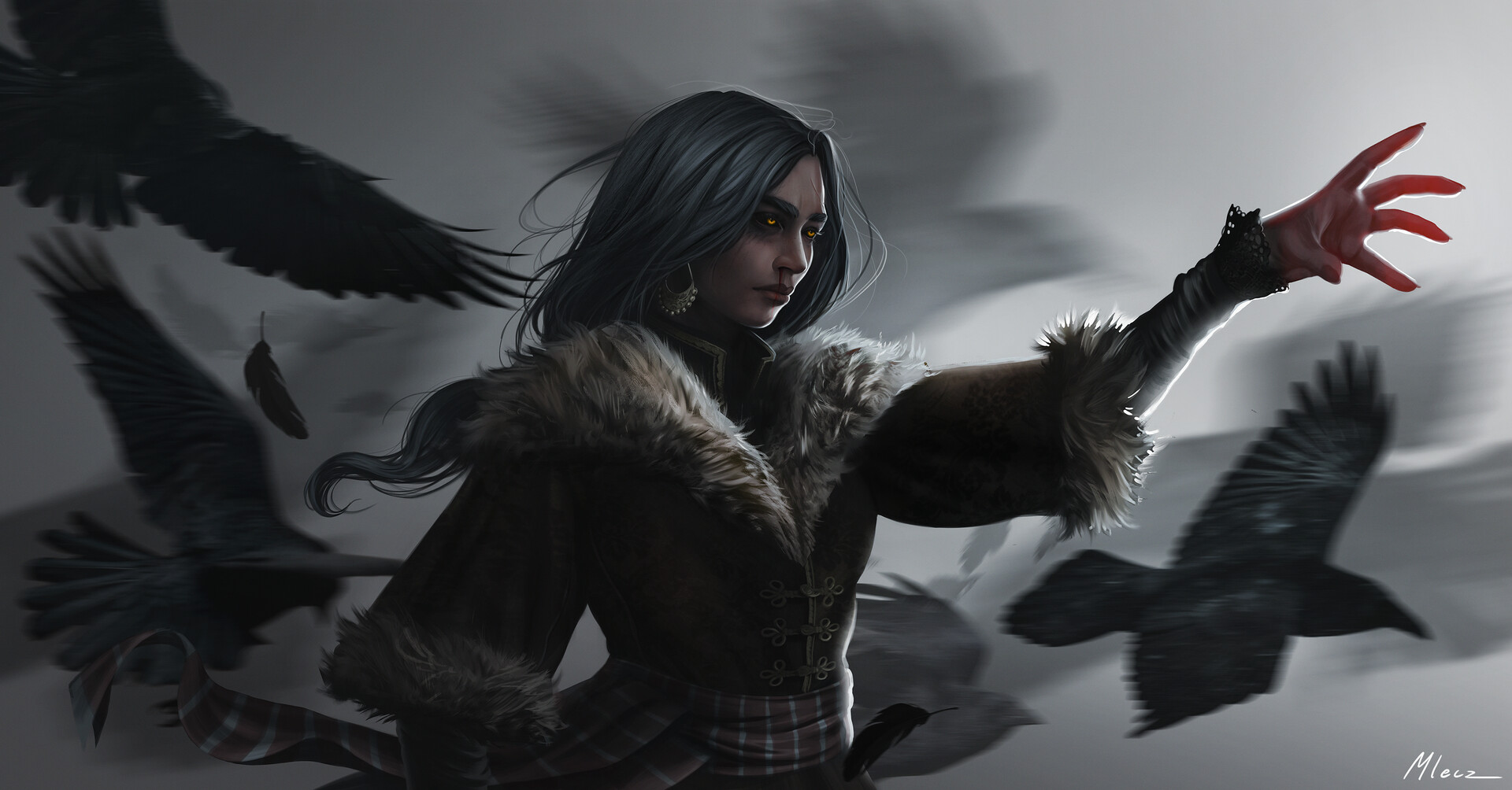 ArtStation - Swarm of Ravens