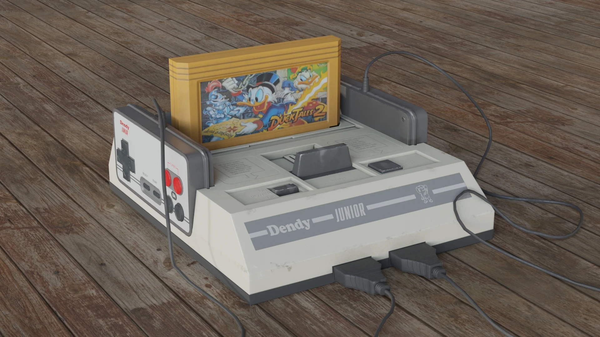 ArtStation - Dendy Junior / Retro Game Console