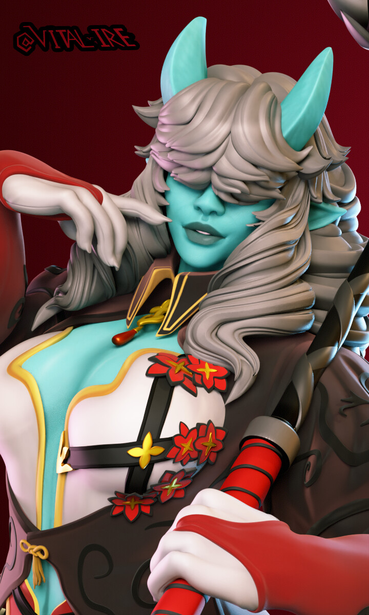 ArtStation - Tiefling Anesidora