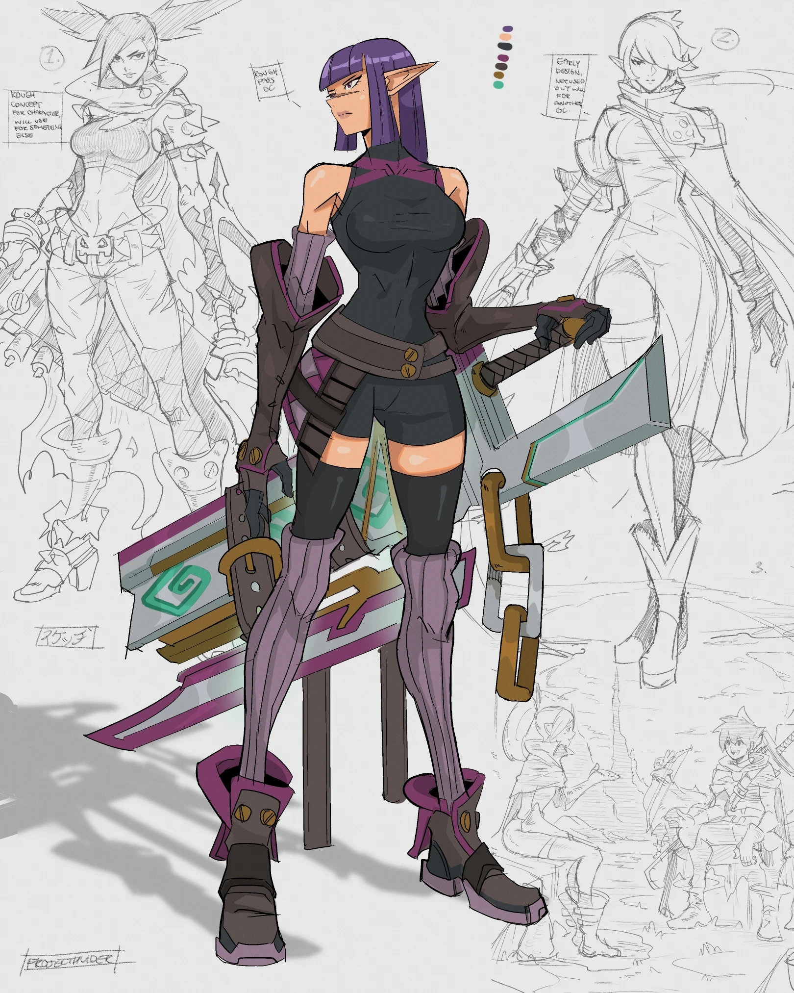 ArtStation - Character Sketch Exploration