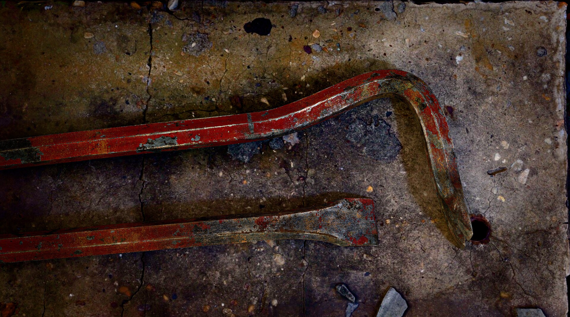 ArtStation - Worn Crowbar – Game Prop