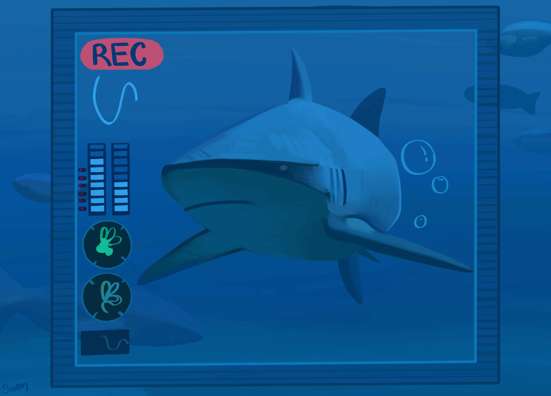 ArtStation - shark on camera