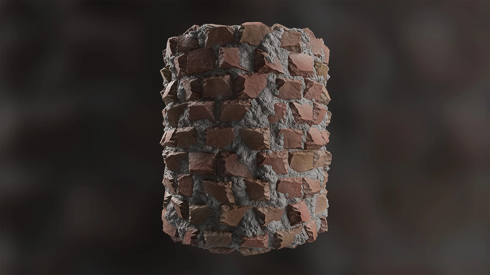 Handi Putra - Damaged Brick Wall - Substance Designer