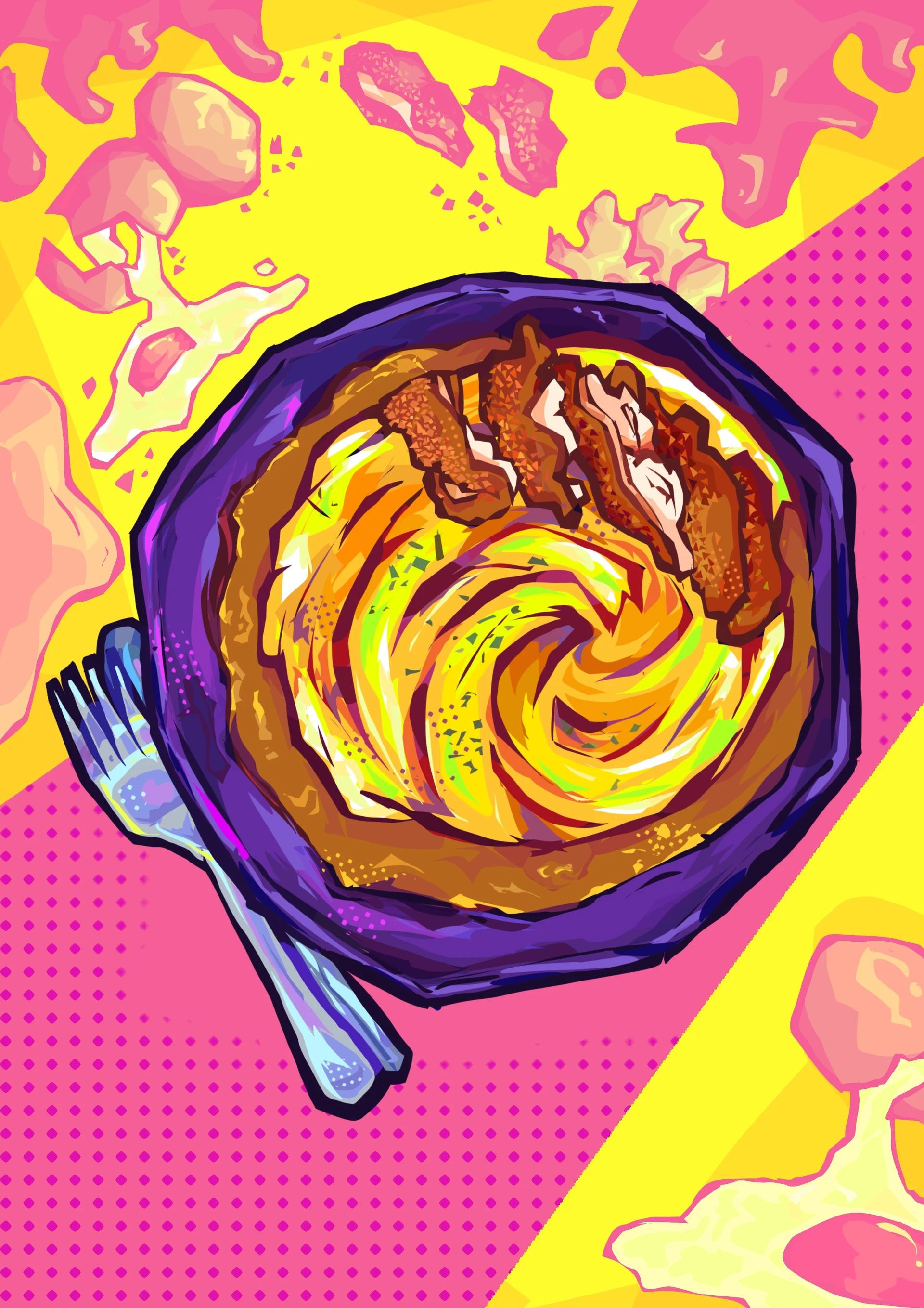 ArtStation - Katsu curry rice