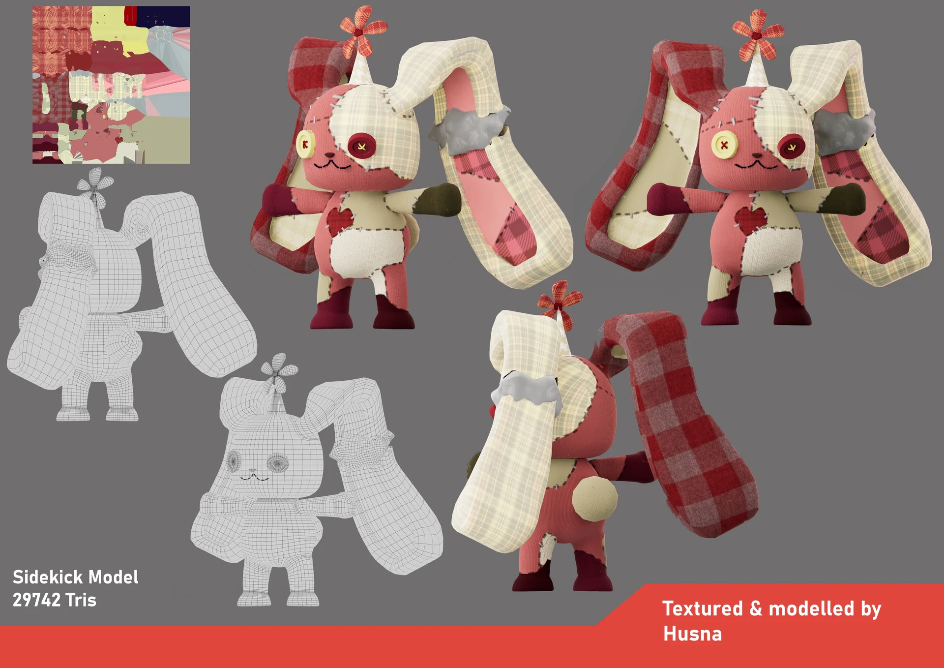 ArtStation - Rabbit Sidekick 3D model