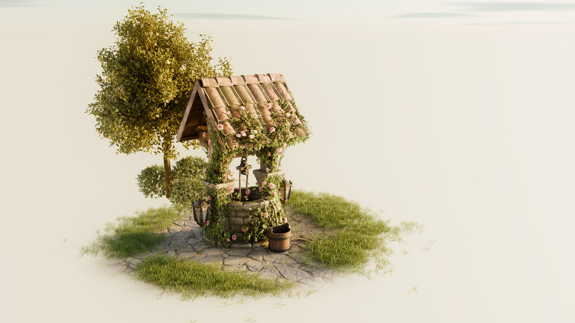 ArtStation - Water well