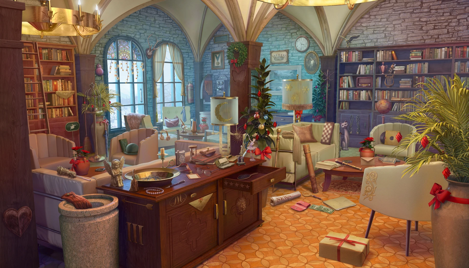 ArtStation - Hidden Object Game Interior Environment