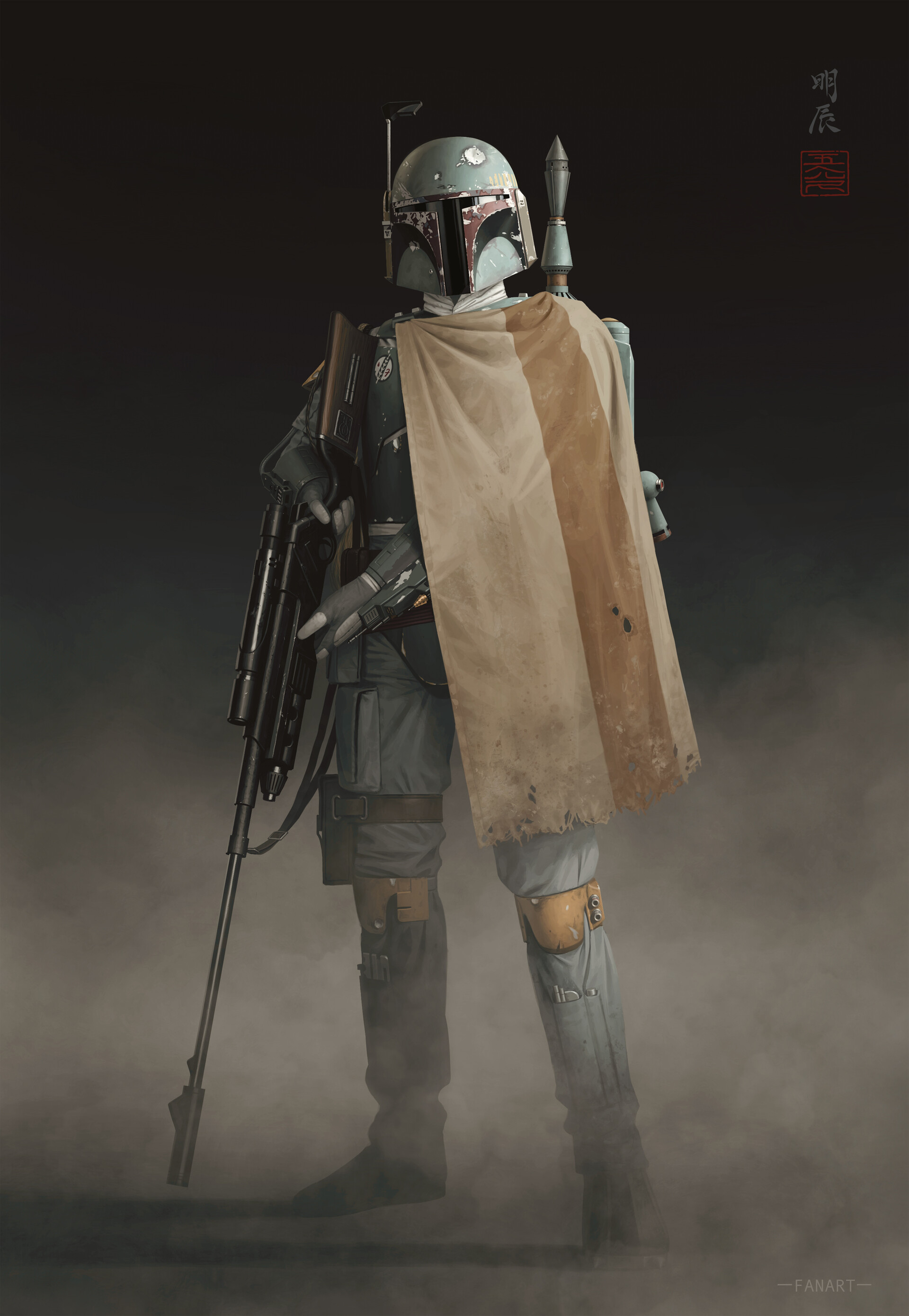 ArtStation - Boba Fett (Sniper equipment)