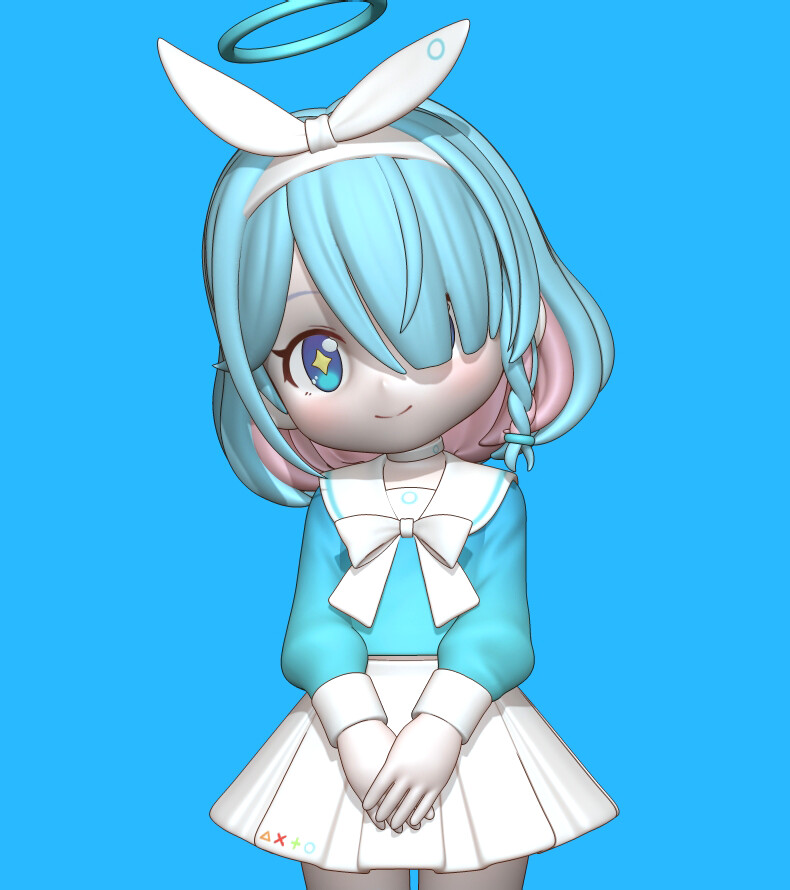 ArtStation - Blue Archive-A.R.O.N.A（Practice）