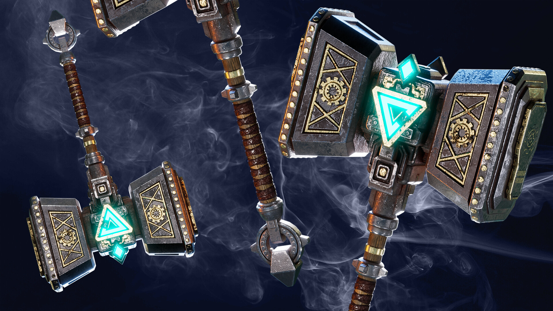 ArtStation - Dwarven Arcane Maul