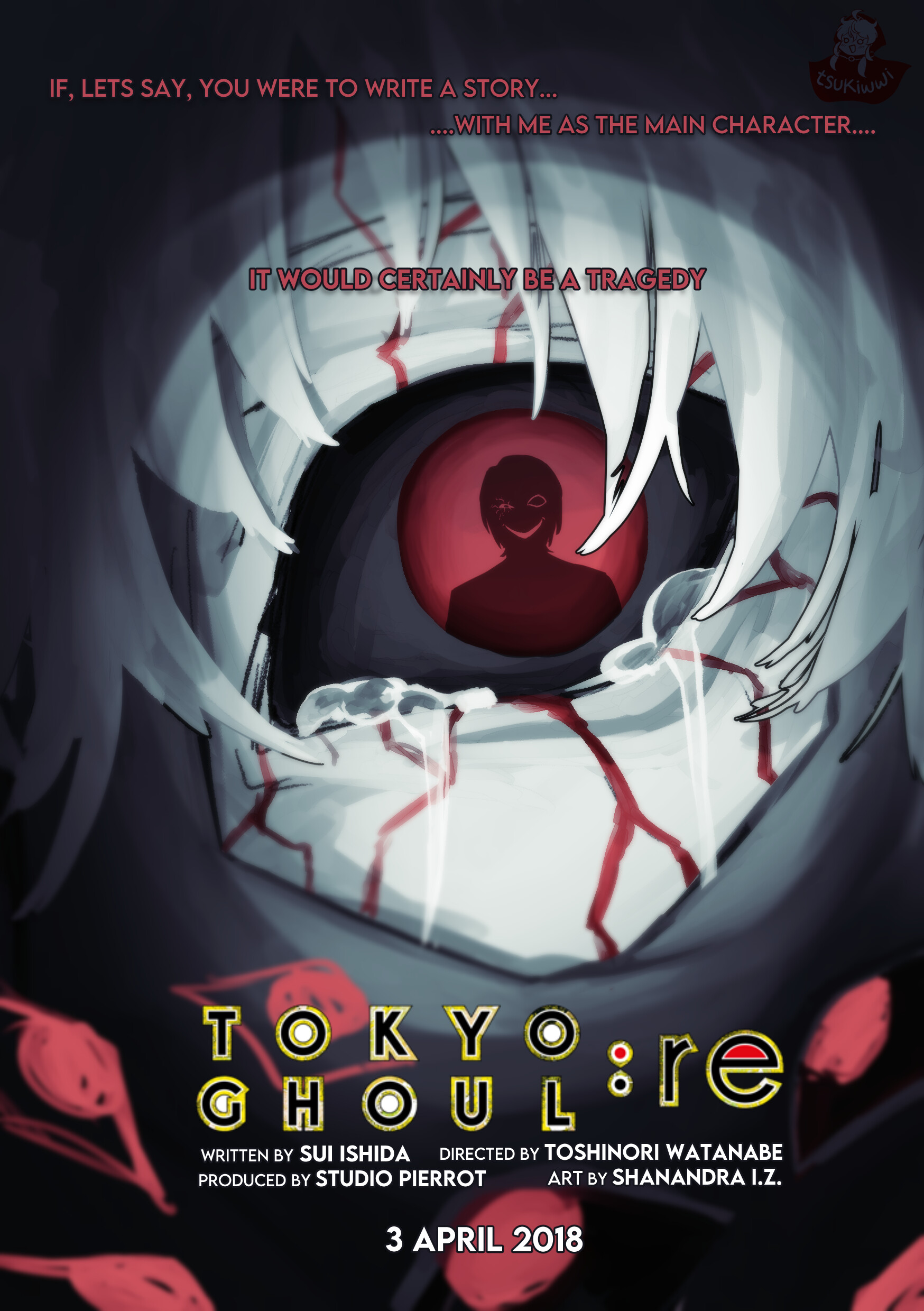 ArtStation - Tokyo Ghoul:re Poster Reimagined