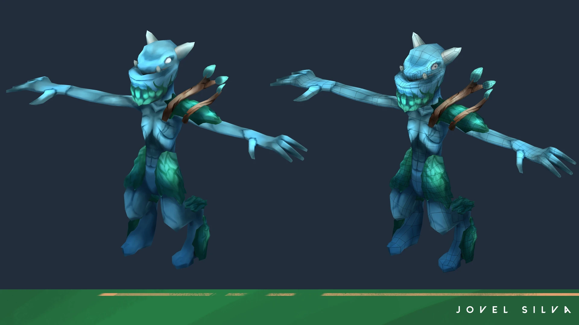 ArtStation - Forest Ghoul | Stylized character texture hand painting