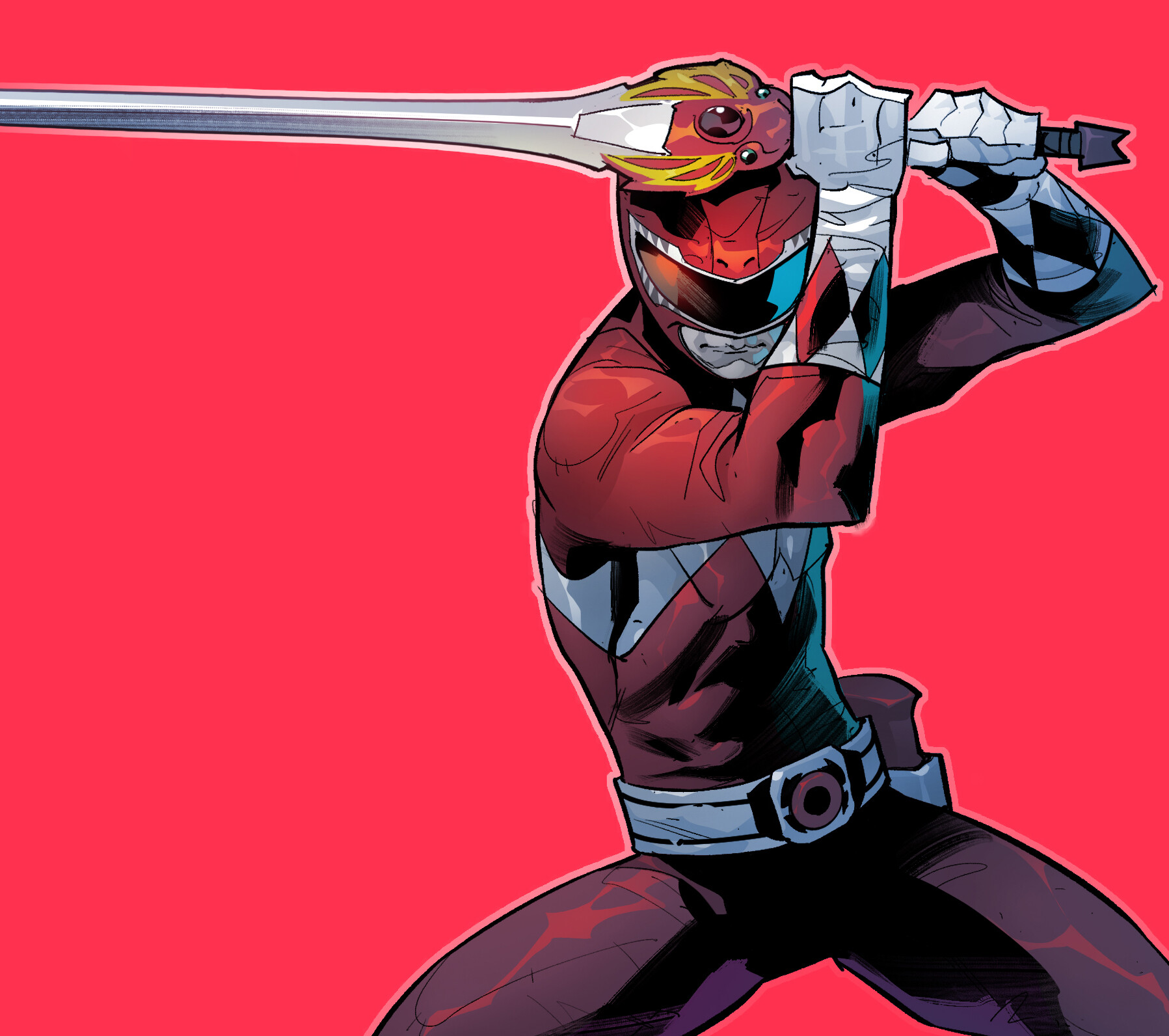 ArtStation - RED Power Ranger