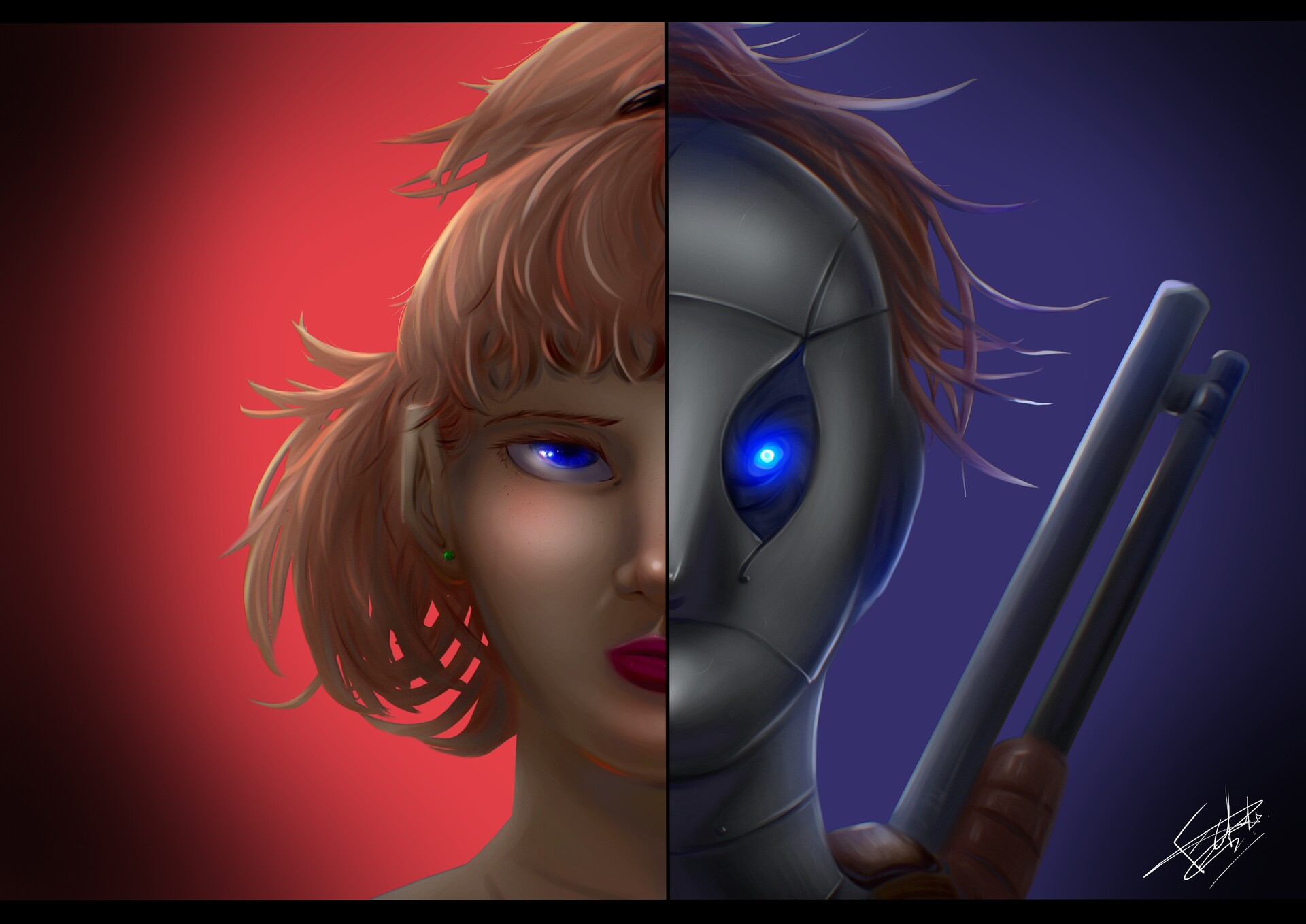 ArtStation - Sarah, legendary warrior.