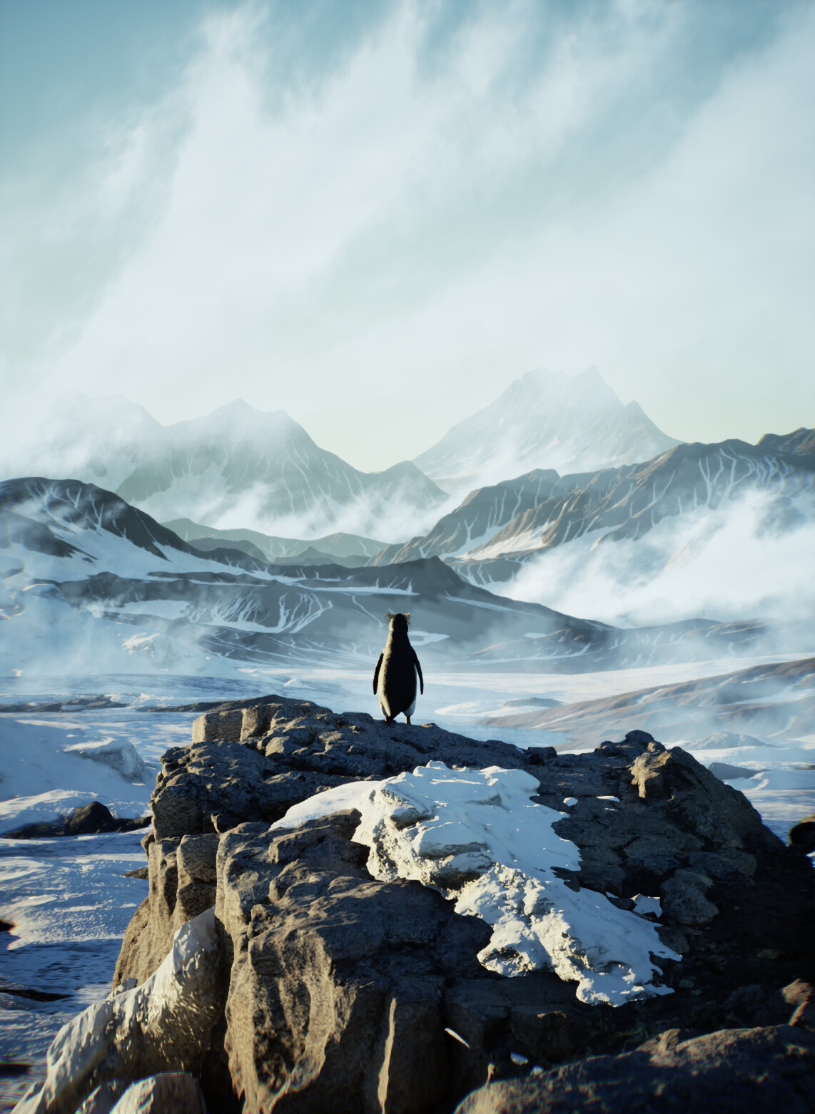 ArtStation - Depressed Penguin