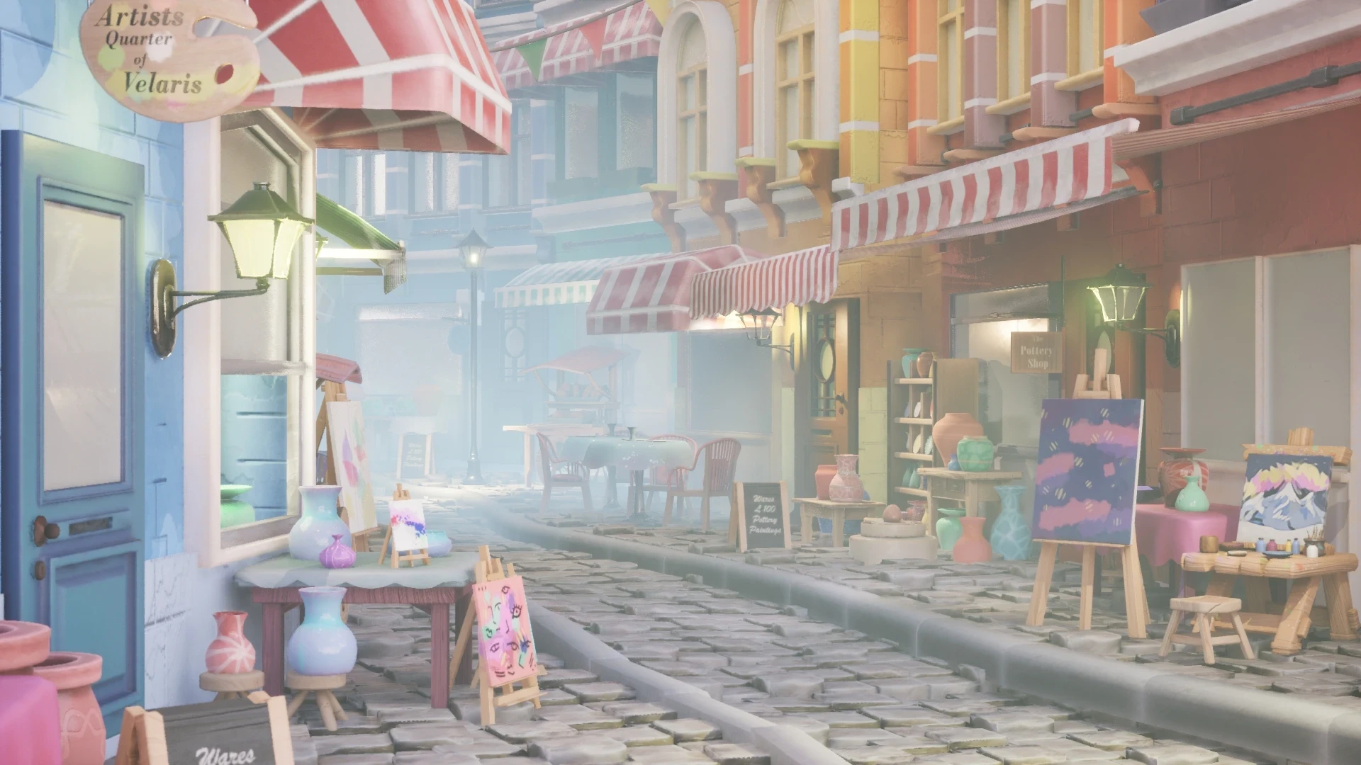 ArtStation - Stylised City Street