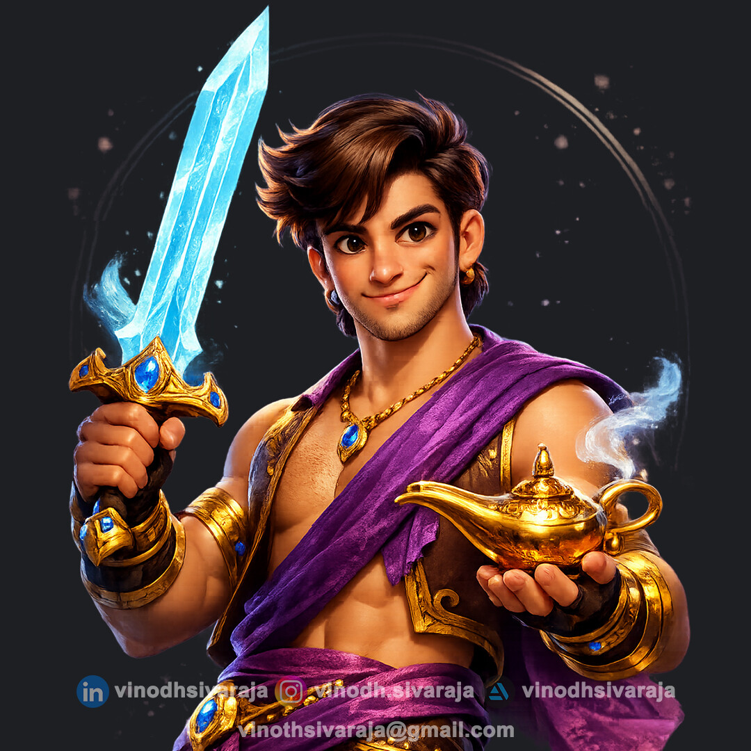 ArtStation - Aladdin Character Design