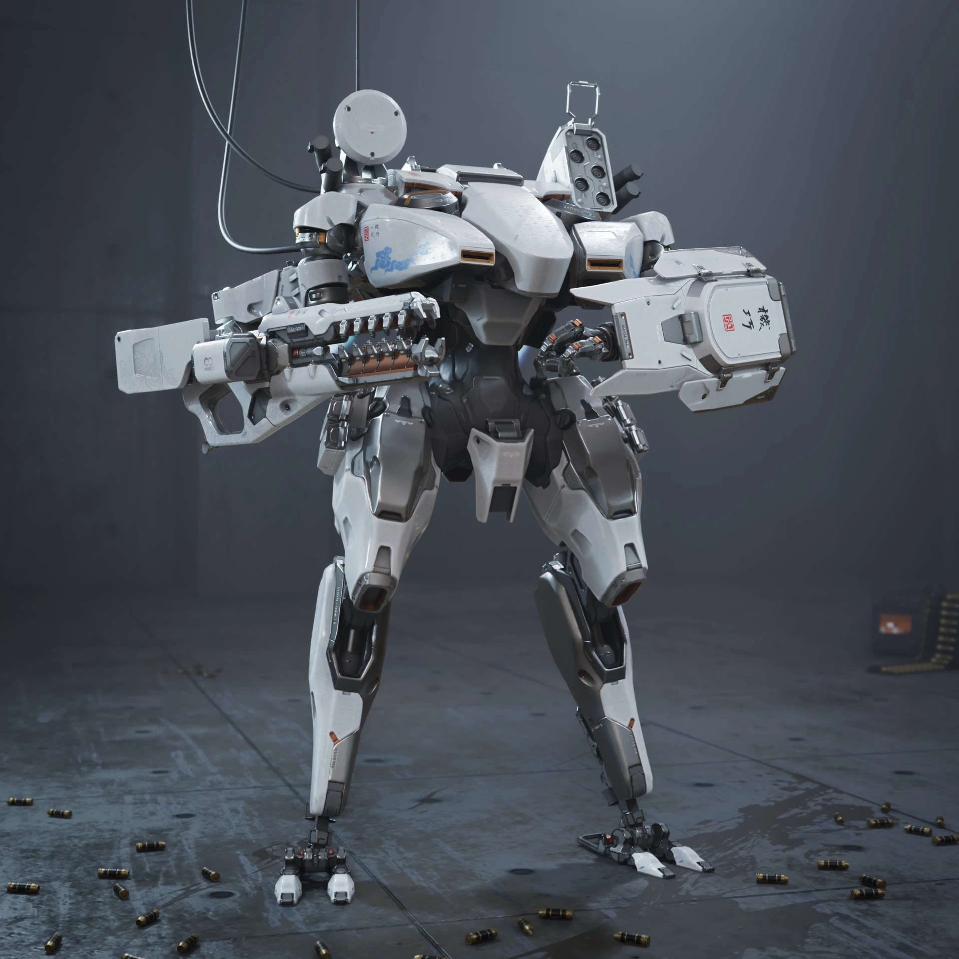 ArtStation - white mech