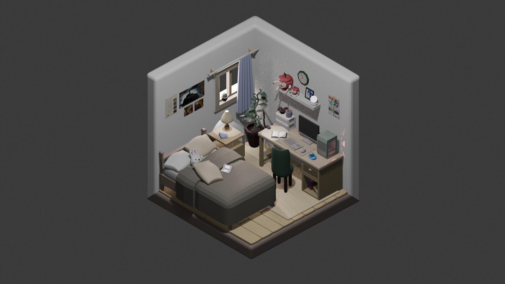 ArtStation - My 3d Room