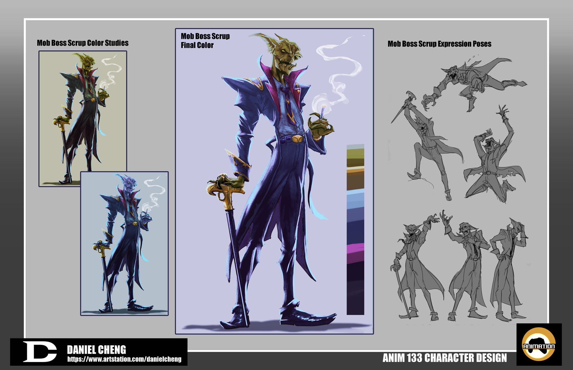ArtStation - Alien mob boss character design