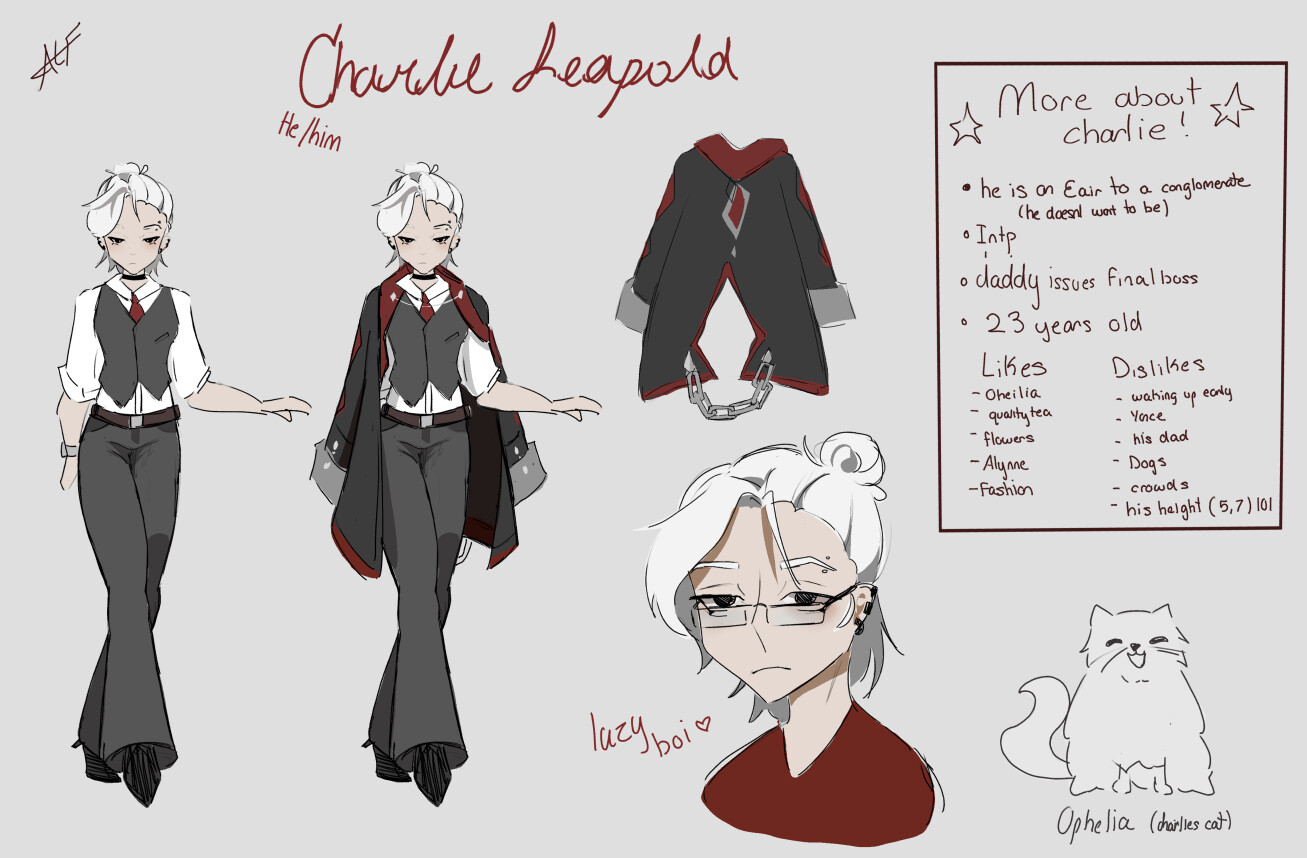 ArtStation - character sheets