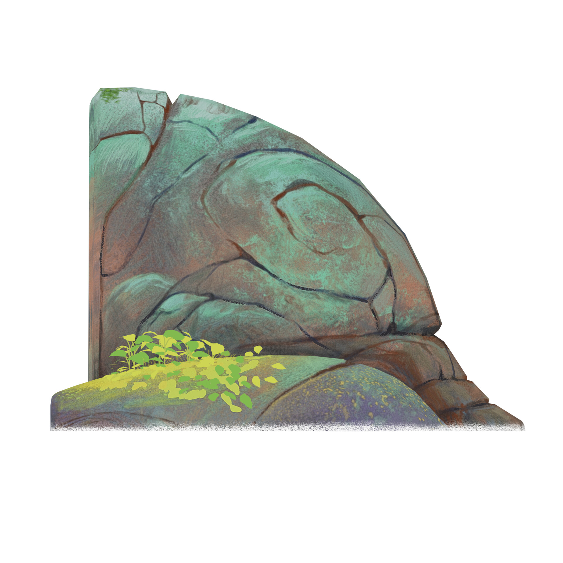 ArtStation - Stylized Rock