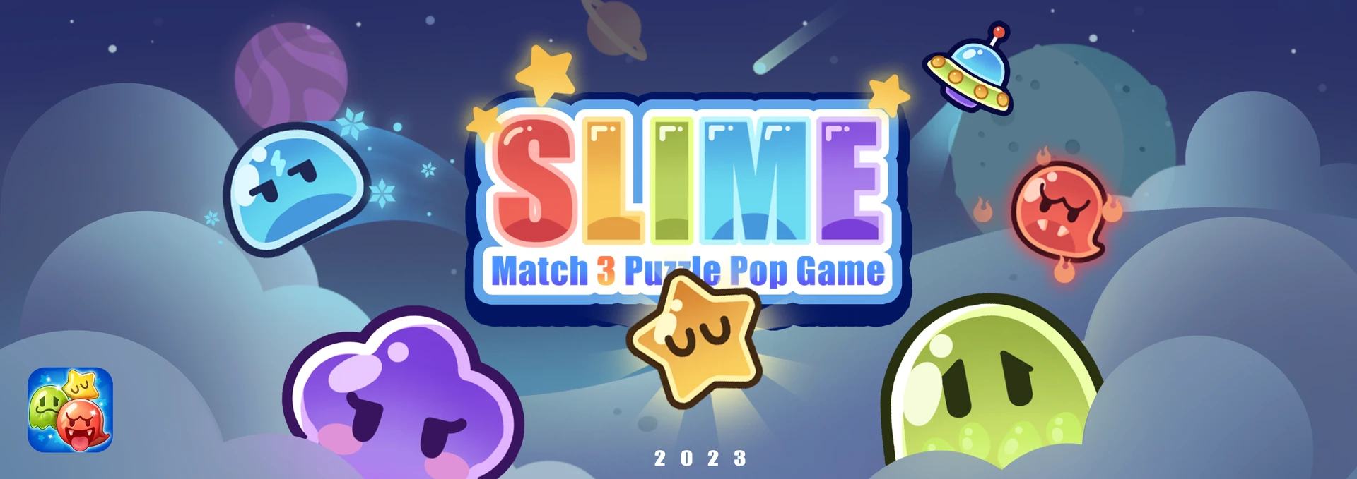 ArtStation - Slime Match 3 Puzzle Pop Game