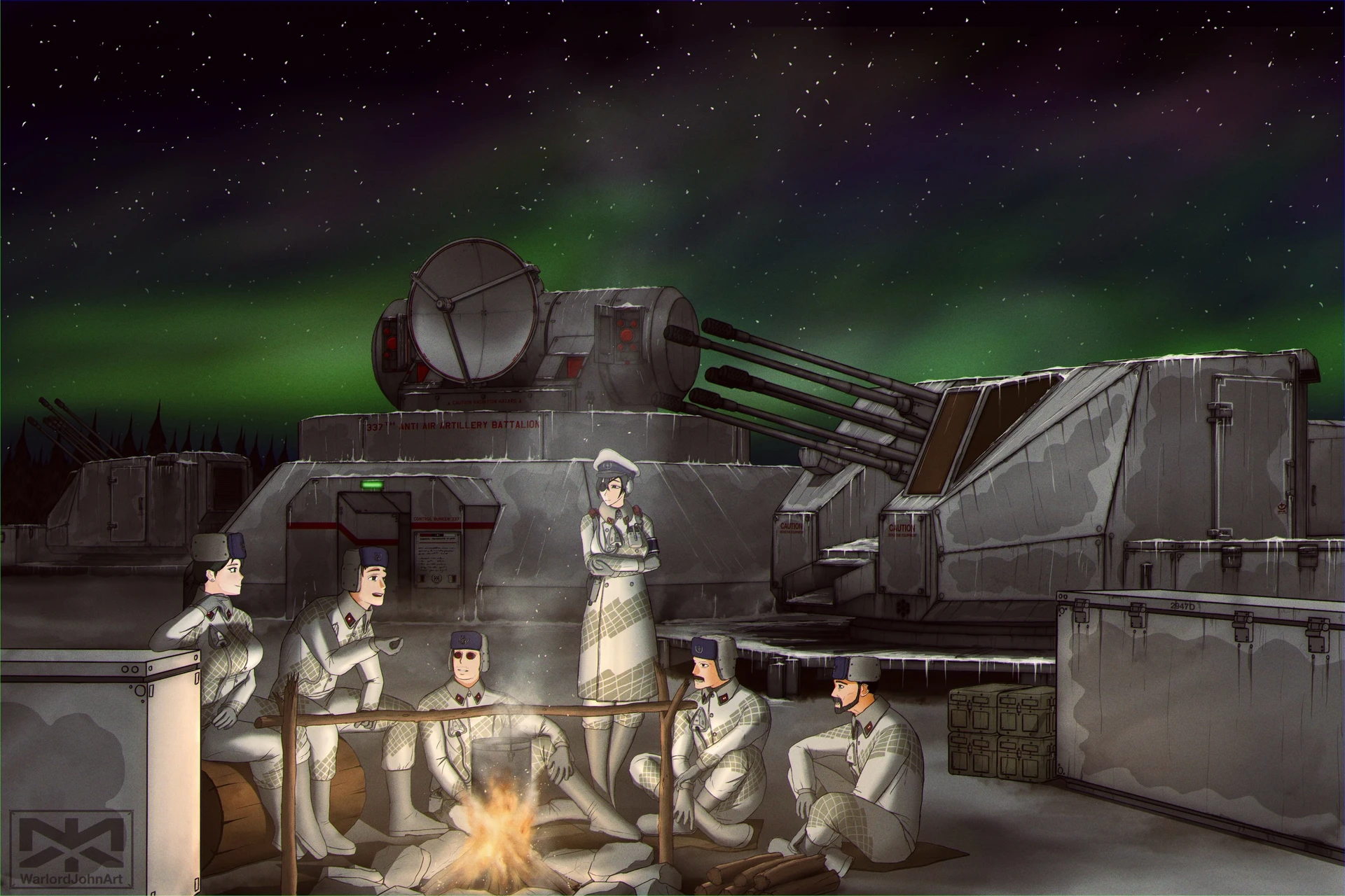 ArtStation - Anti-aircraft guns