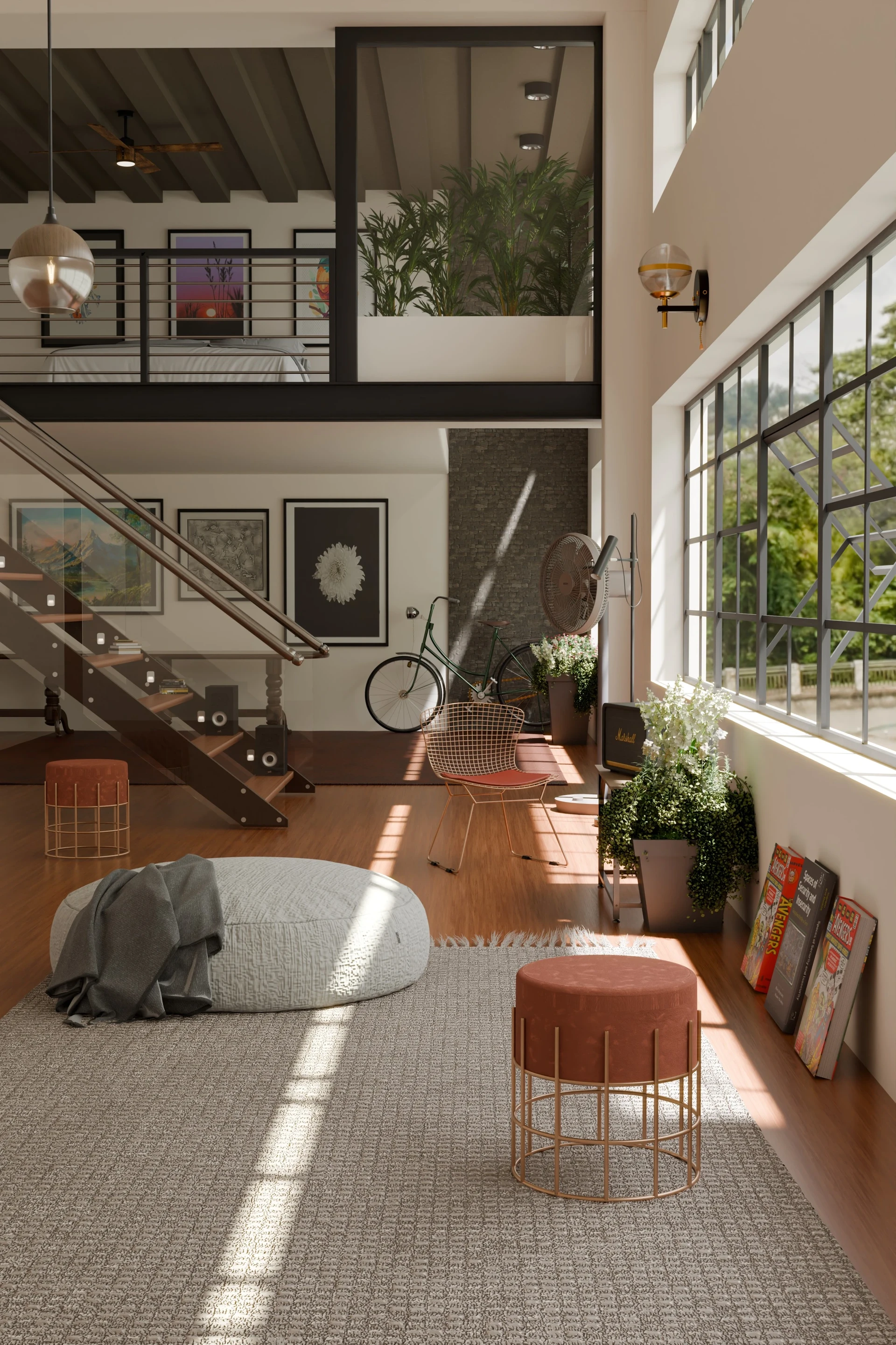 ArtStation - MODERN URBAN LOFT