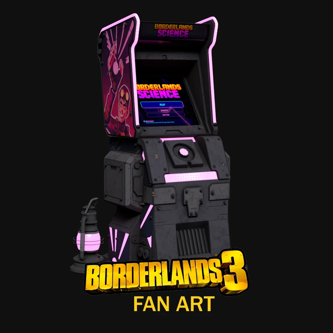ArtStation - Borderlands 3 arcade machine