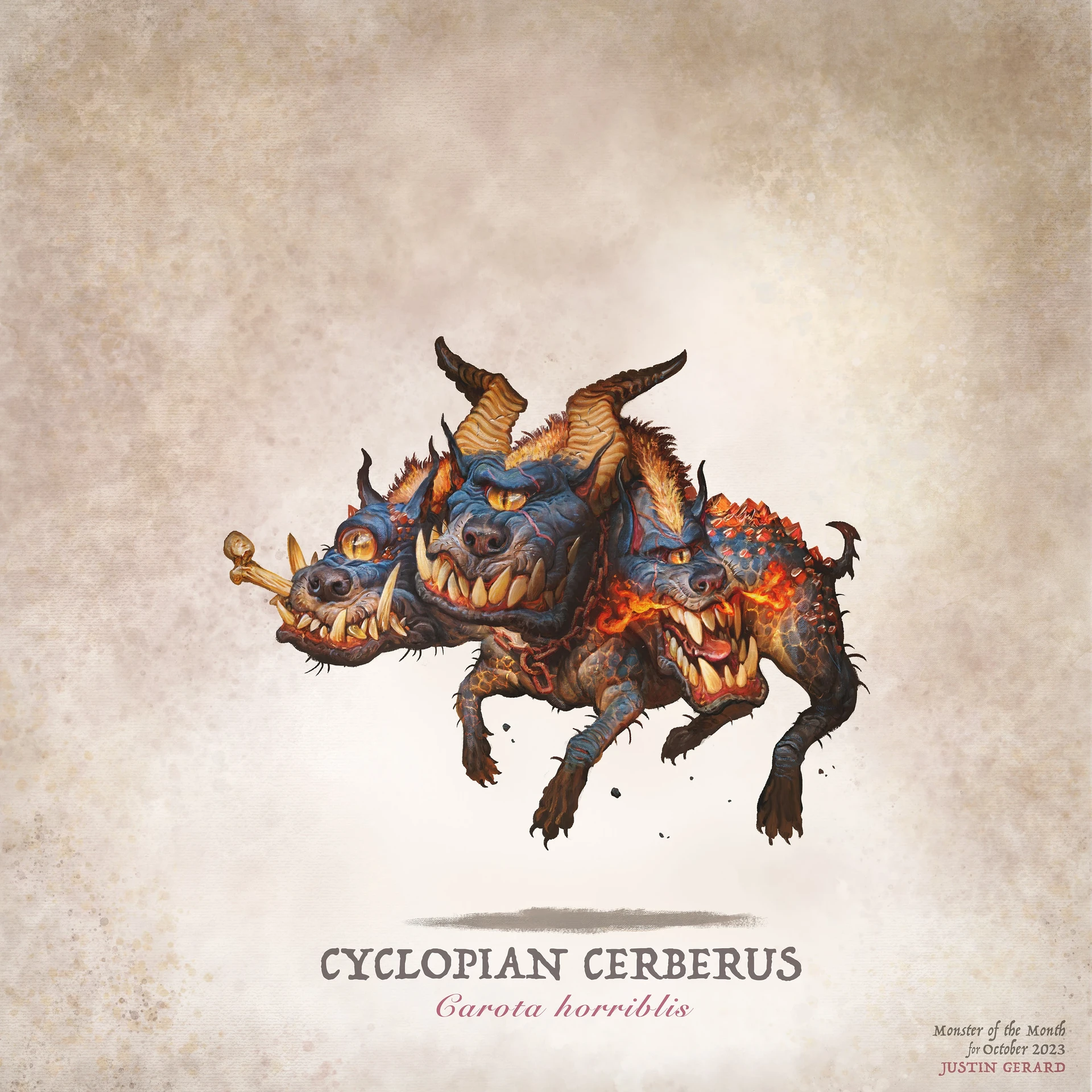 ArtStation - "Cyclopian Cerberus"
