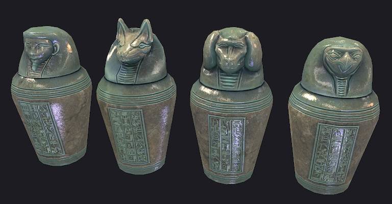 ArtStation - Canopic Jar