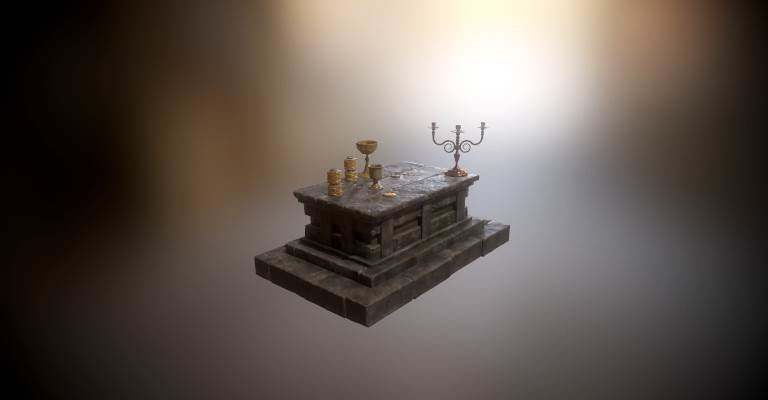 ArtStation - Ancient Temple Props