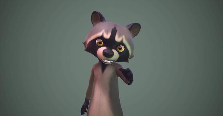 ArtStation - Raccoon Avatar, Zoran Ćupić