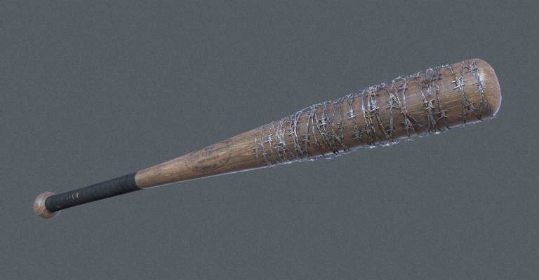 ArtStation - Barbed Wire Baseball Bat