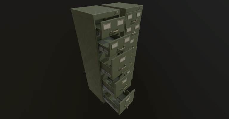 ArtStation - Filing Cabinet