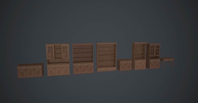 ArtStation - Modular Cabinets WIP