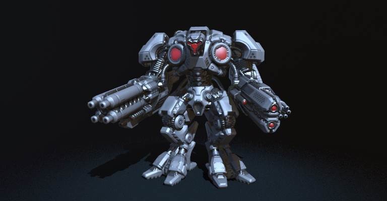 ArtStation - Warmachine (Low Poly)