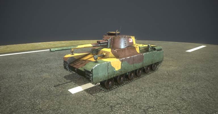 ArtStation - Type 1 Tank IOS
