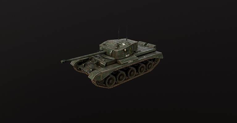 ArtStation - A34 Comet, WWII tank