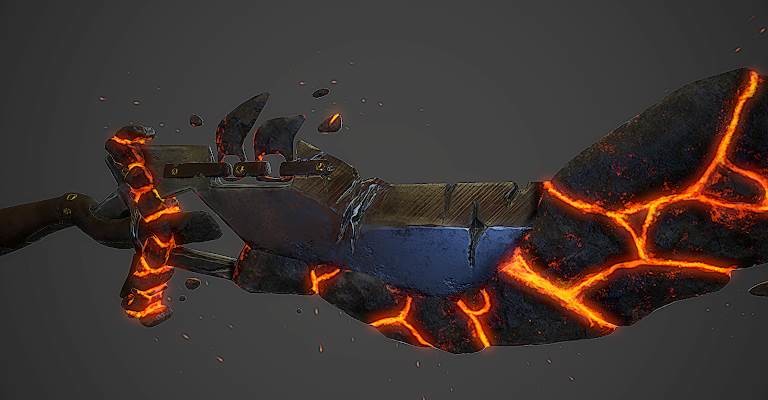 ArtStation - Lava sword