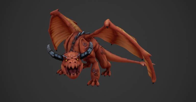 ArtStation - Cartoon Dragon