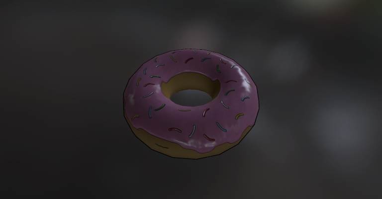 ArtStation - Simpsons Donut