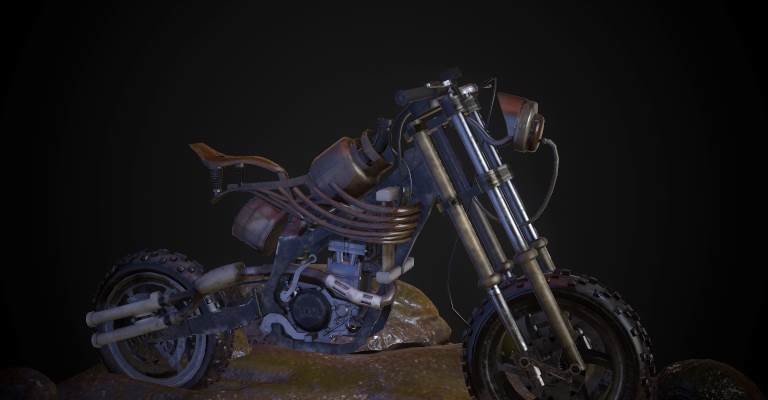 ArtStation - motorcycle Fanart