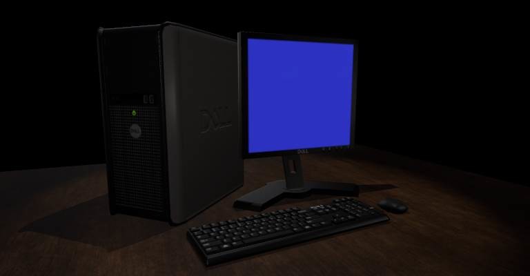 ArtStation - Desktop Computer (Dull Workstation)