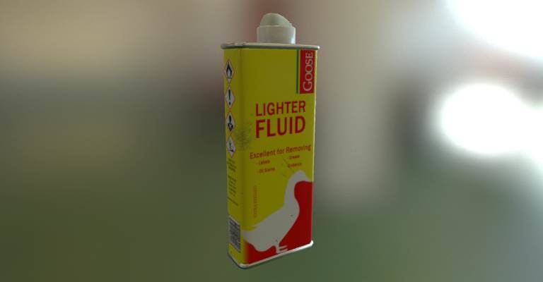 ArtStation - Lighter Fluid Prop- Crystal Blue: VR Meth Cook Simulator