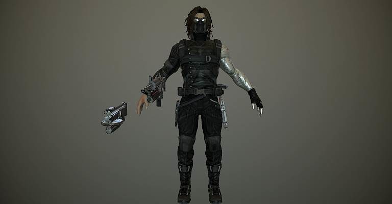 ArtStation - Movie WInter Solider model for Marvel Heroes 2016